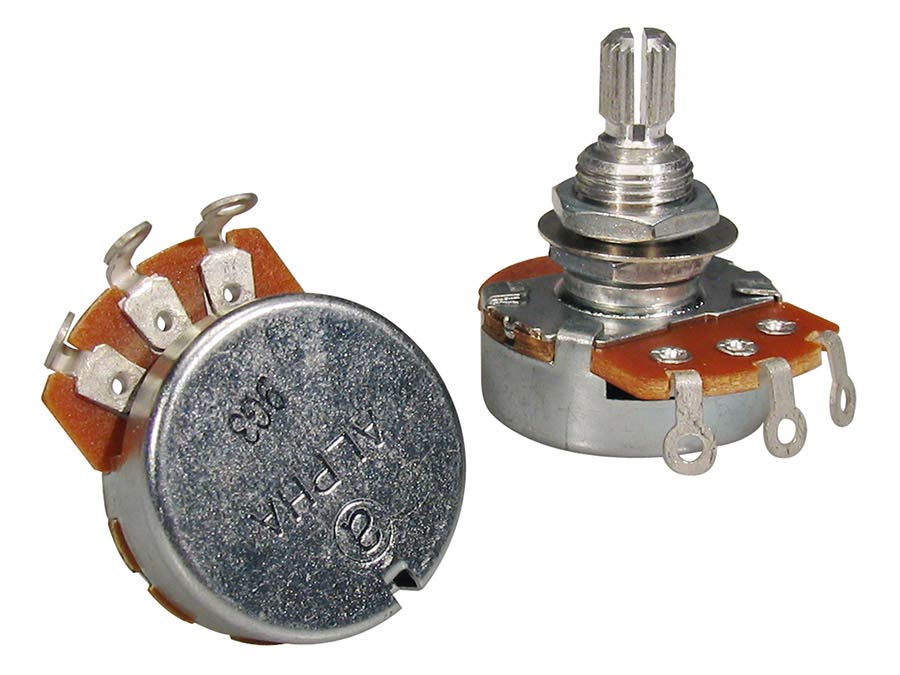 Alpha ALP500-A33 500K audio potentiometer - Van der Zwaag Muziek