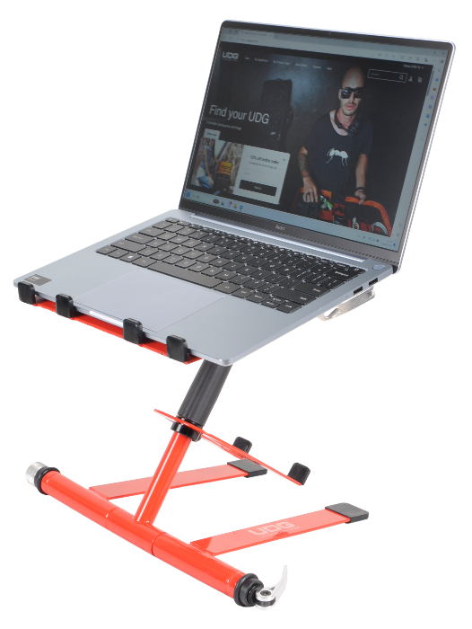 Udg Red DIGI 13-18" Laptop Stand - Van der Zwaag Muziek