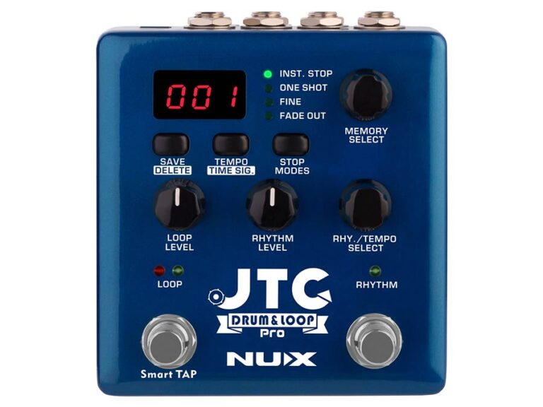 NUX Verdugo Series NDL-5 dual switch looper pedal DRUM & LOOP PRO - Van ...