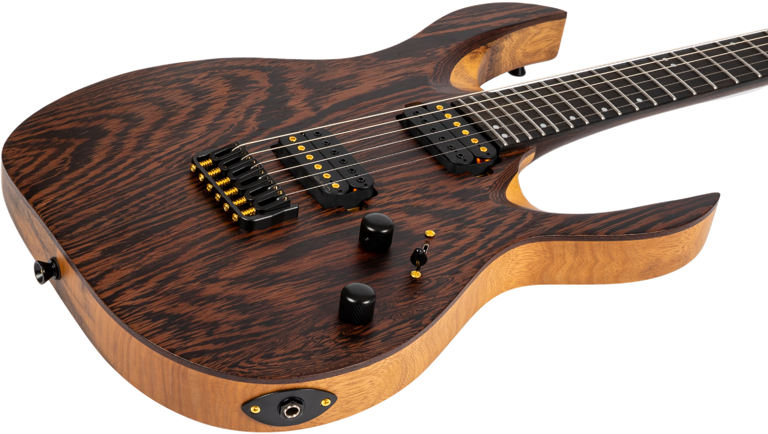 Spira Guitars S-1000 PRO Black Limba Natural - Van der Zwaag Muziek