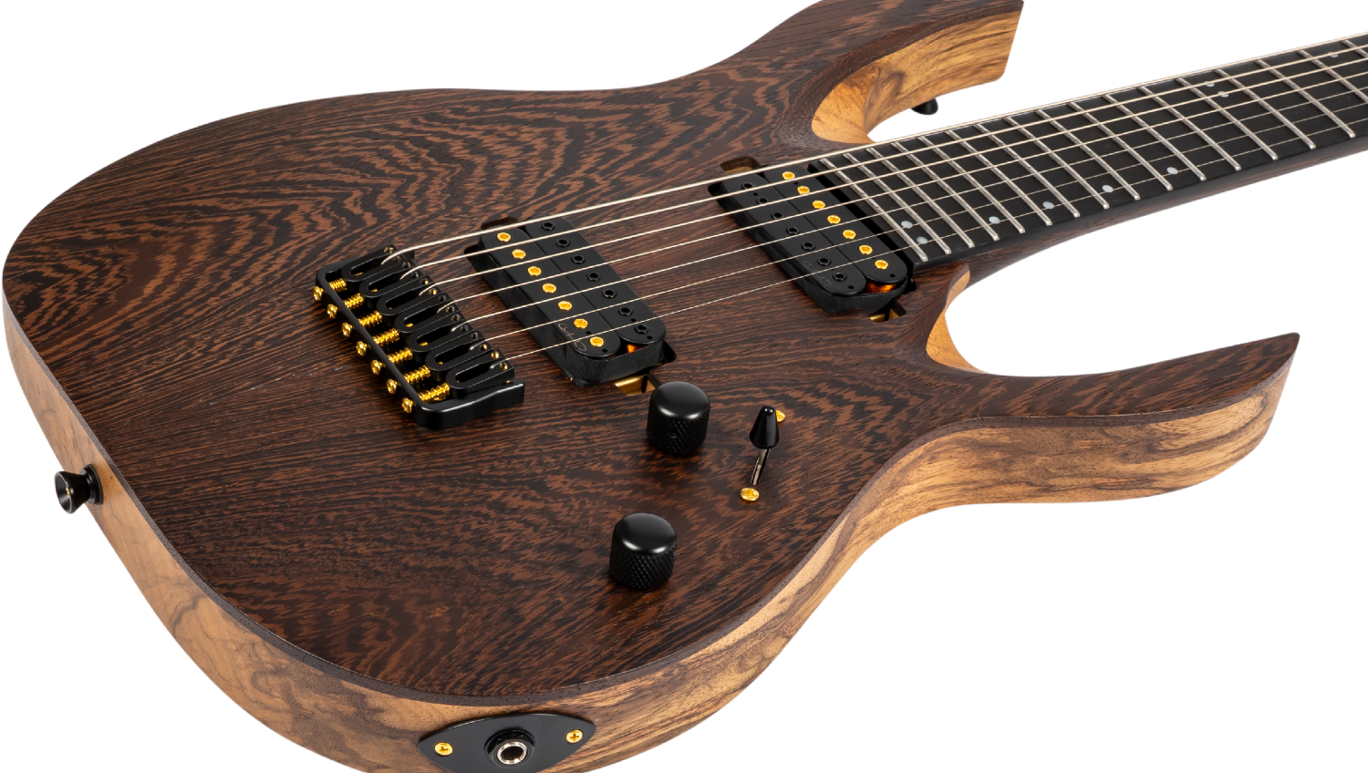 Spira Guitars S-1007 PRO Black Limba Natural - Van der Zwaag Muziek