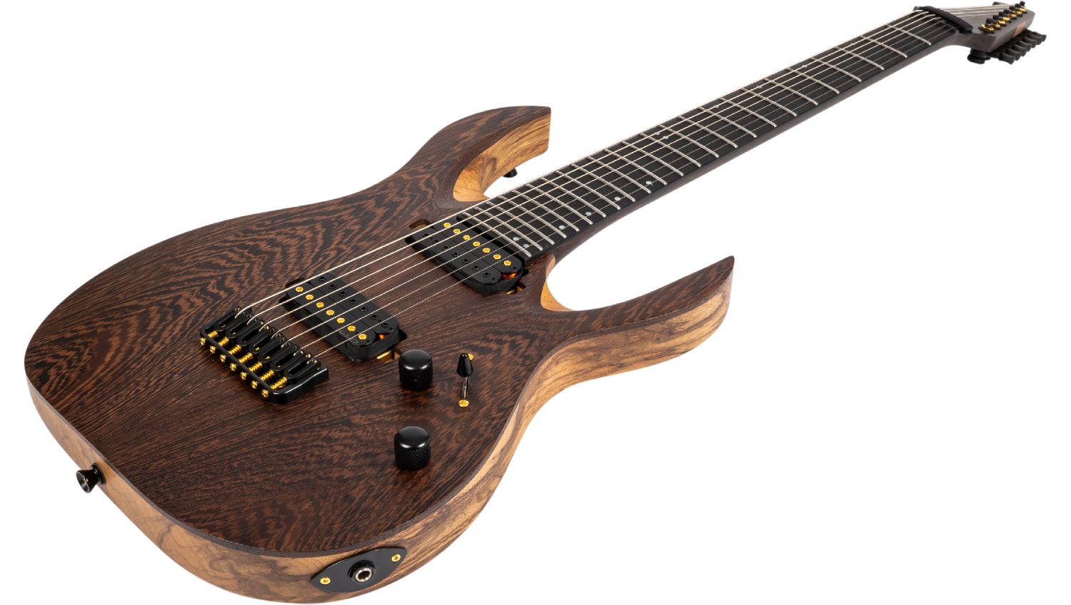 Spira Guitars S-1007 PRO Black Limba Natural - Van der Zwaag Muziek